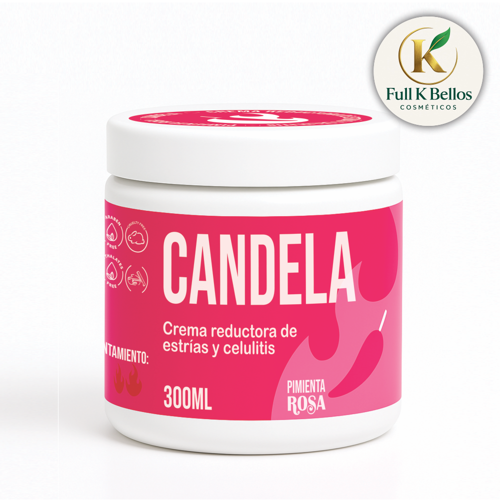 Candela crema reductora 300ML – full kbellos colombia